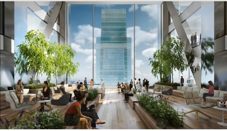 Saffron on Comcast Building's Promise: "An Urban Icon for the Wired ...