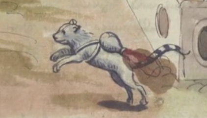 16th-Century Illustrations Show Cats With Rockets on Their Backs