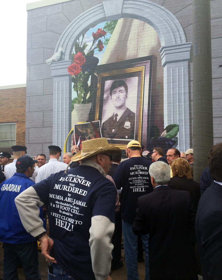 Daniel Faulkner Mural Dedicated at Emotional Ceremony