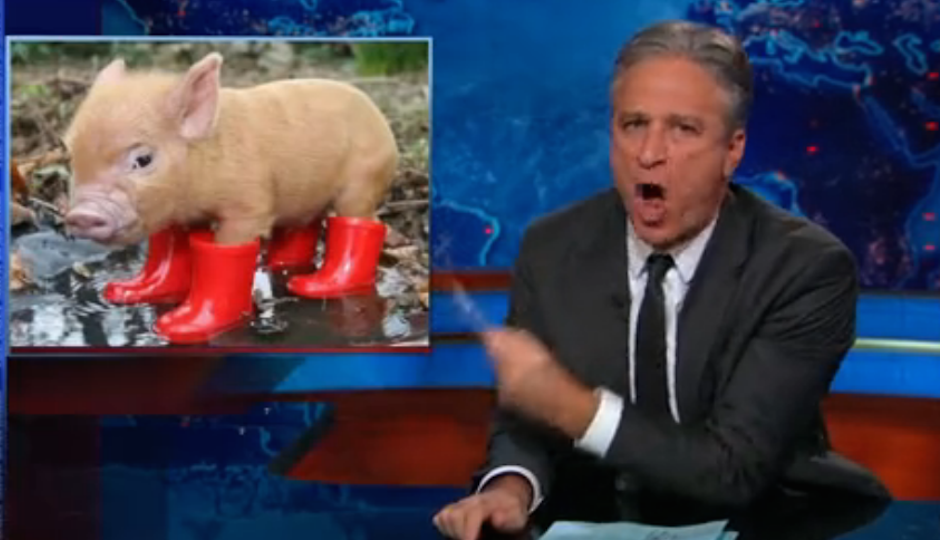 WATCH: Jon Stewart Make Fun of Chris Christie's Pig-Bill Veto ...