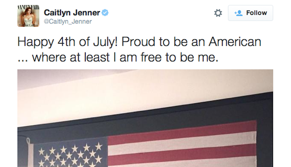 Caitlyn Jenner Tweets About Freedom, July 4th, and More | G Philly
