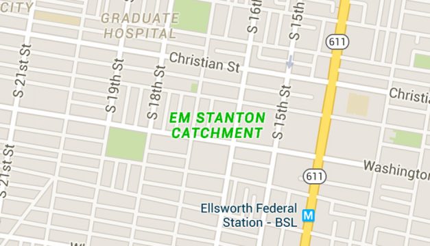 What Is Up With This "EM Stanton Catchment" Neighborhood?