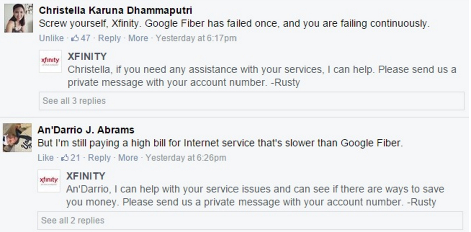 Comcast Explains Epic Facebook Fail