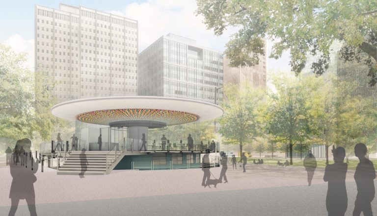 Art Installation Will Light Up Welcome Center in LOVE Park Redesign