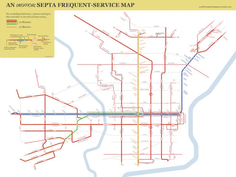 This Unofficial SEPTA Map Highlights What Riders Really Care About ...