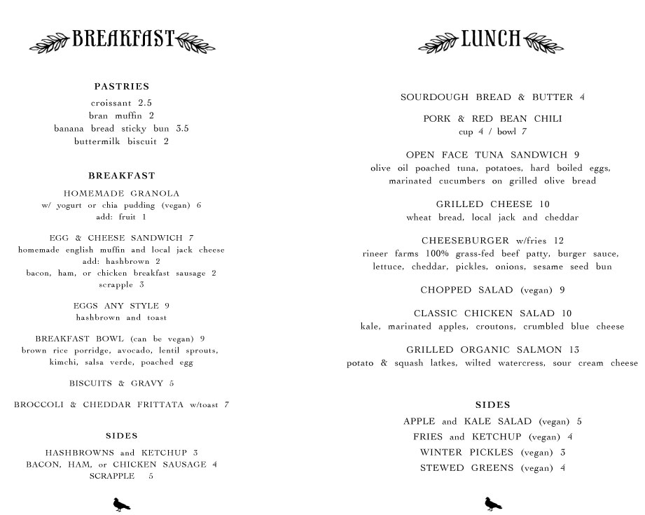 Hungry Pigeon Now Open All Day