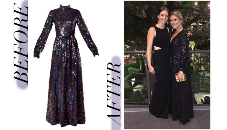 How I Took a 1970s Dress and Altered It to Modern Perfection