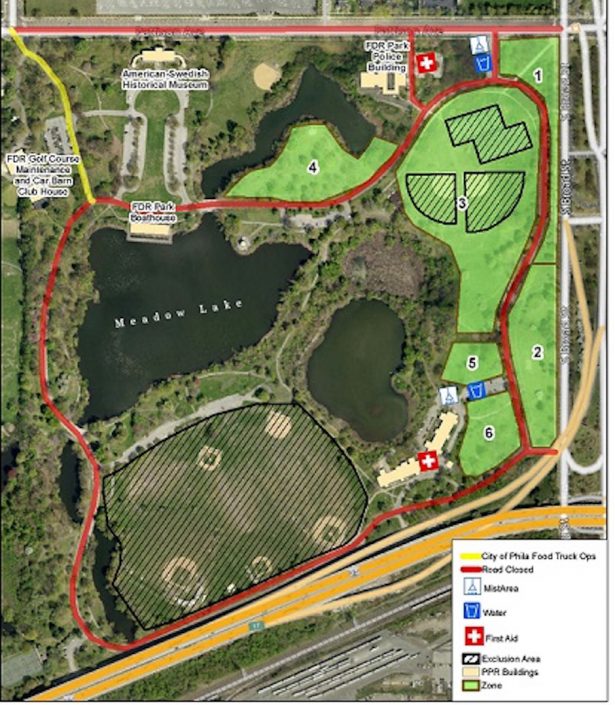 DNC: City Releases FDR Park Outlines, Travel Restrictions