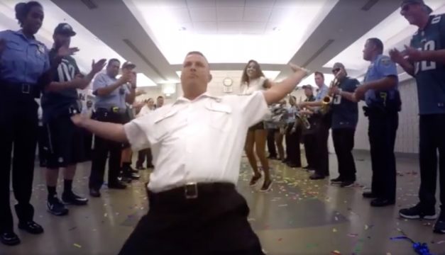 WATCH: Philadelphia Police Running Man Challenge