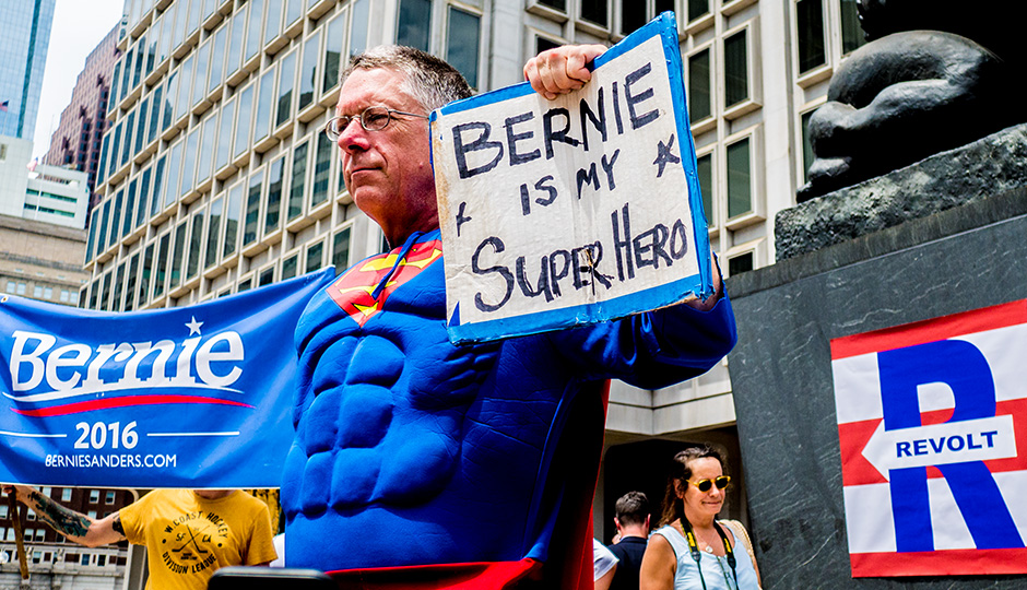 20 Photos From the Big "Bernie or Bust" Rally