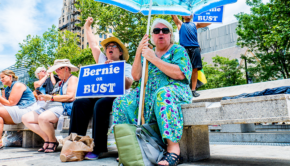 20 Photos From the Big "Bernie or Bust" Rally
