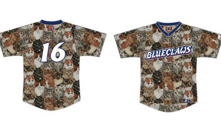 Phillies Minor League Team Will Wear Cat-Covered Jerseys