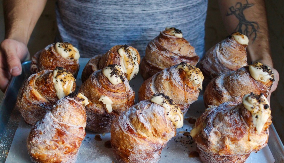 Barbuzzo Presents the Salted Caramel Budino Stuffed Cruffin | Foobooz