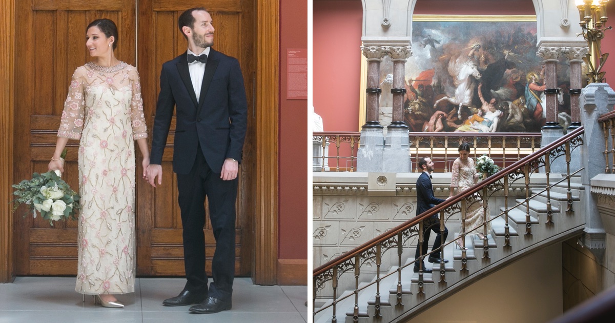 This PAFA Wedding Proves You Can Wear Grandma’s Dress and Still Look ...