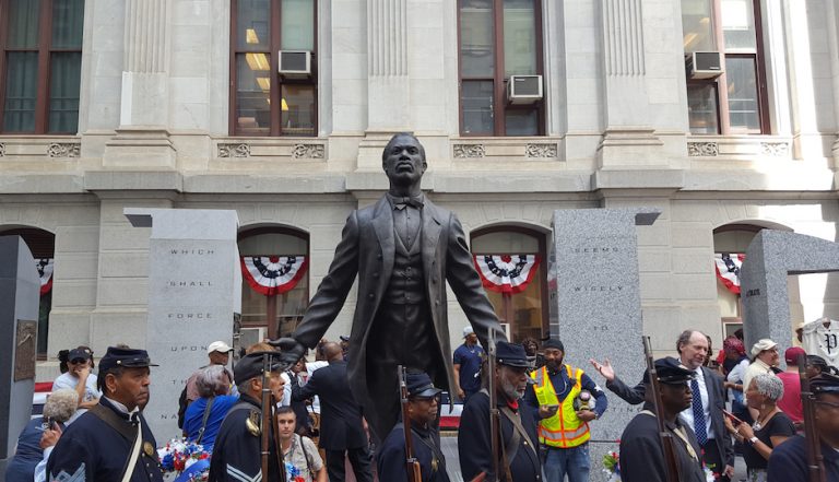 Octavius Catto Statue Unveiled Outside City Hall in Philadelphia