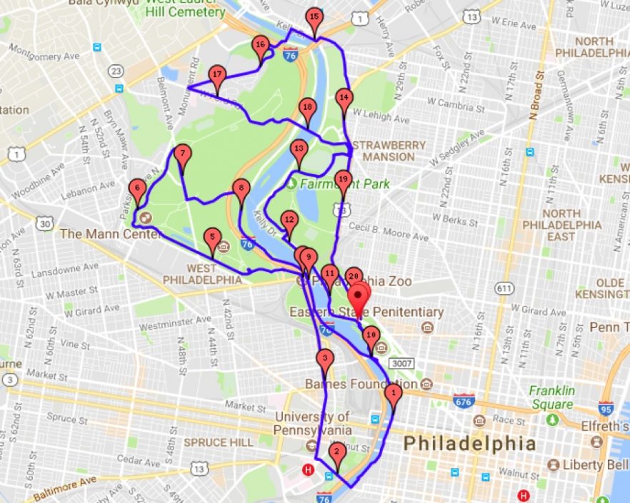 Best Hilly Long Run Routes in Philadelphia | Be Well Philly