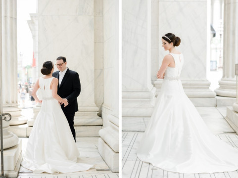 This Classic Black & White Wedding is Also Classic Philadelphia