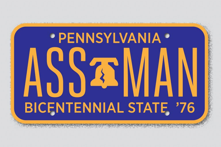 PennDOT Rejected These Personalized Vanity License Plates