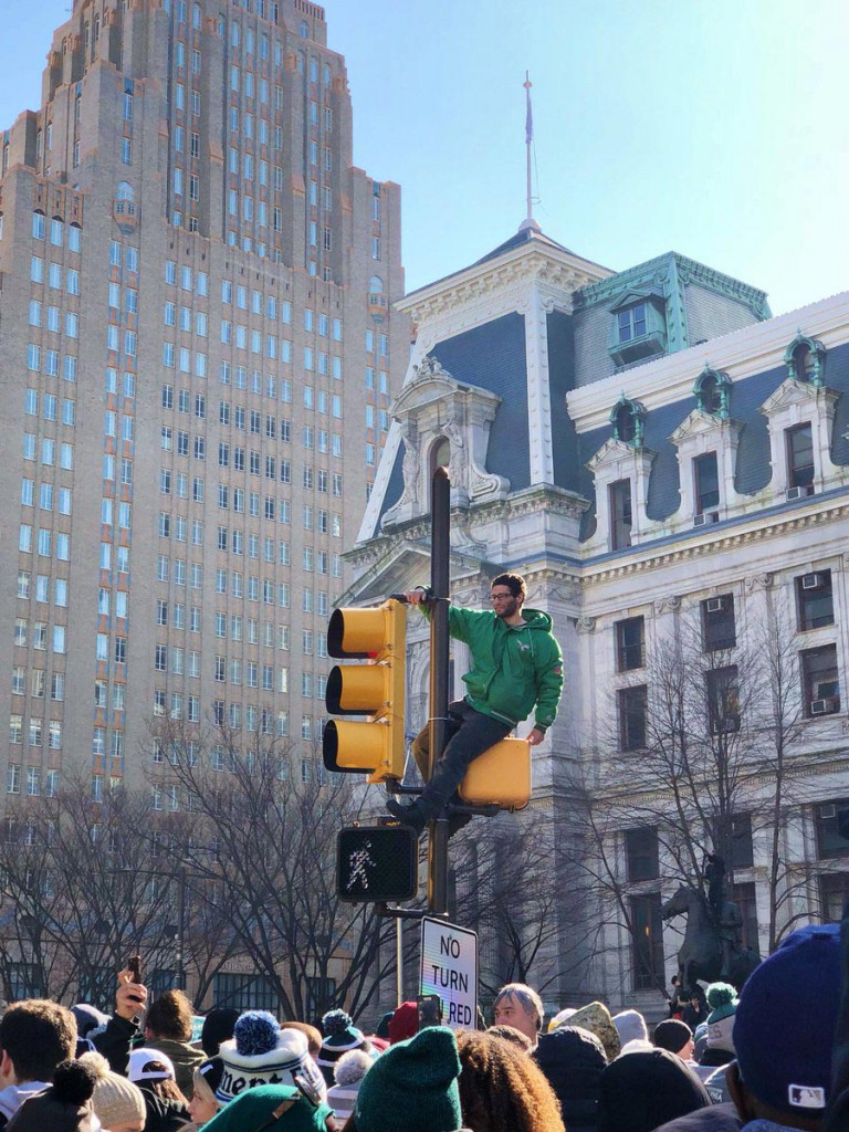 Scenes From the Eagles Parade: Prime Time Edition