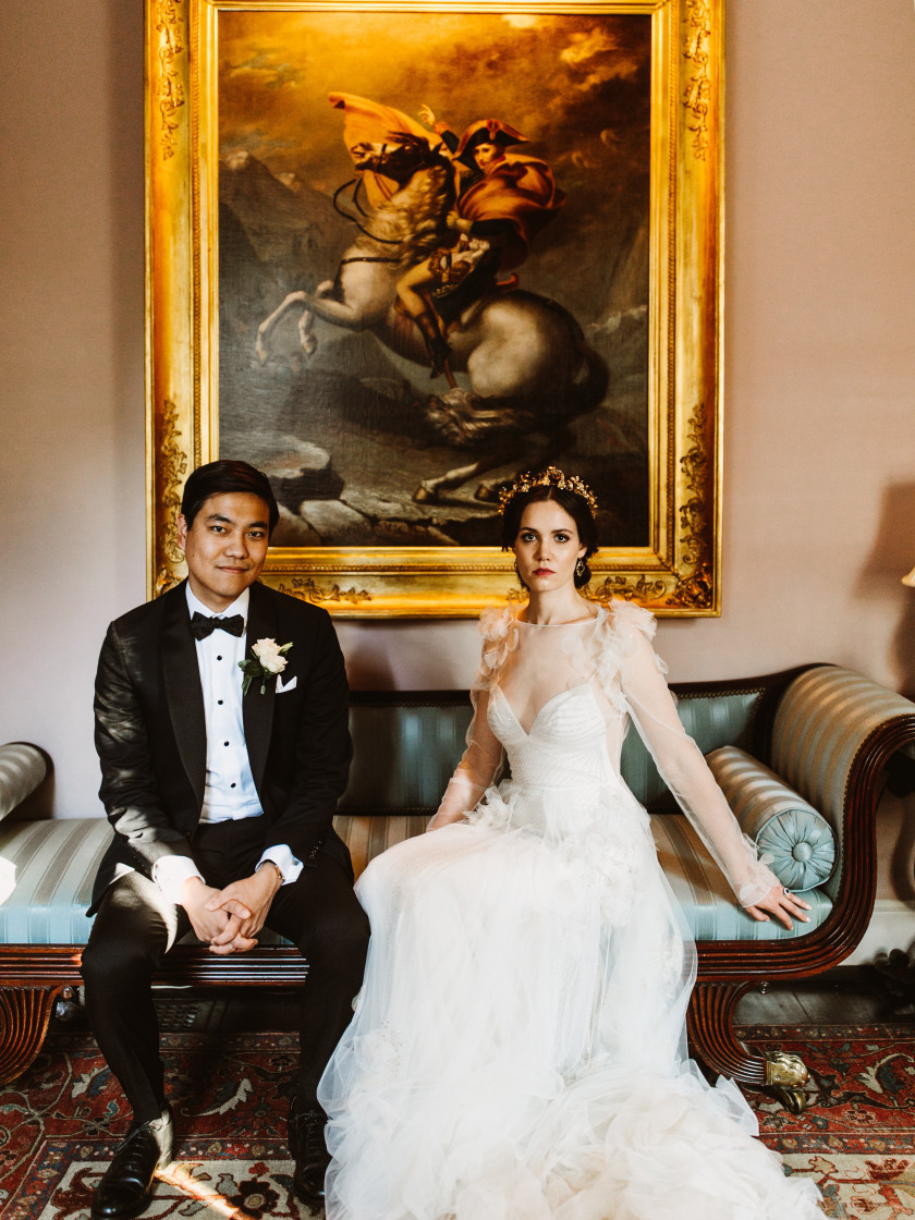 A Timeless English Garden-Style Wedding at Pennsylvania's Andalusia