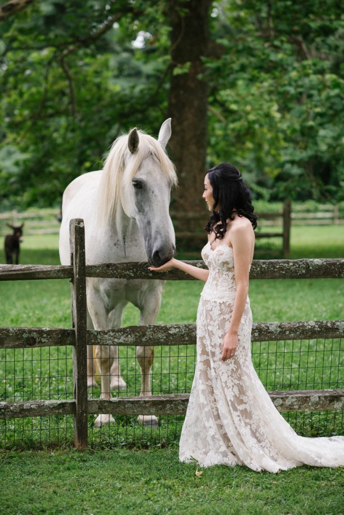 A Rustic Pennsylvania Winery Wedding Featuring Beautiful Farm Animals