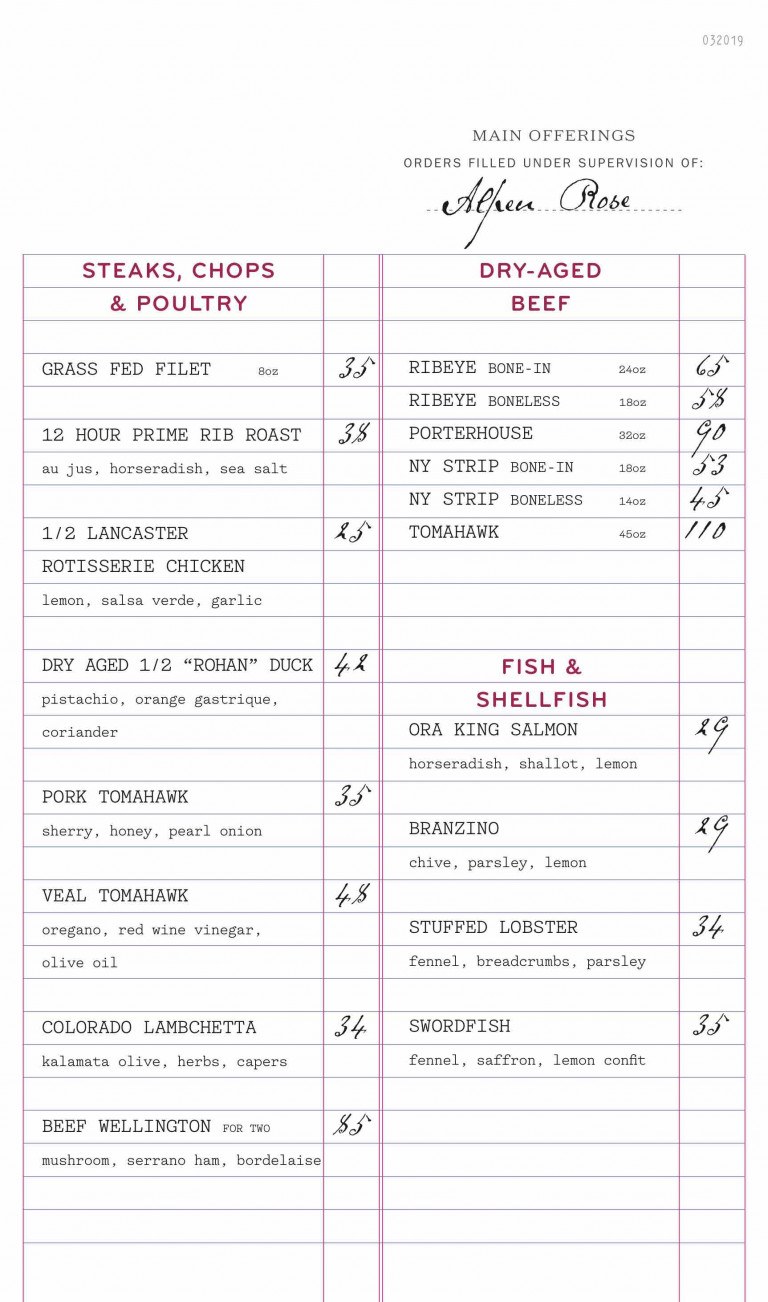 Alpen Rose, Schulson's New Steakhouse, Is About to Open