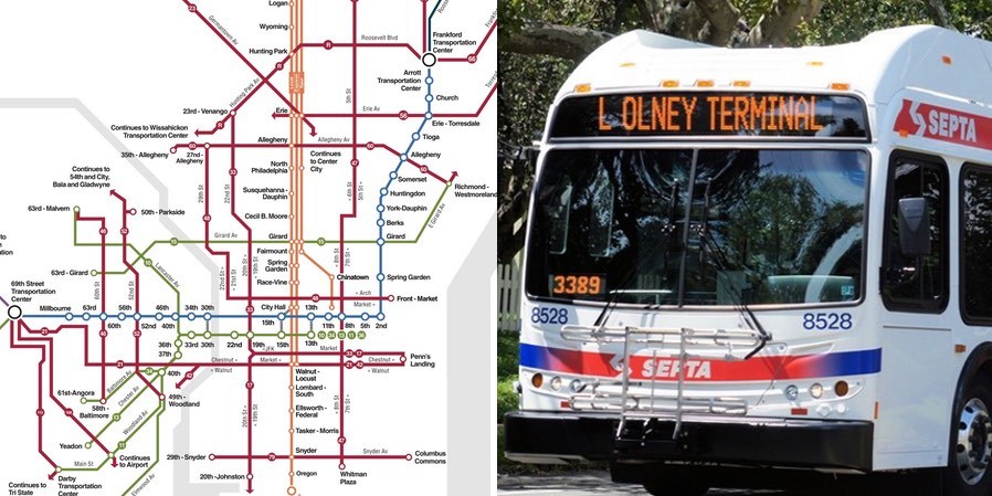 Septa Bus Route Map SEPTA 201 Bus Philadelphia