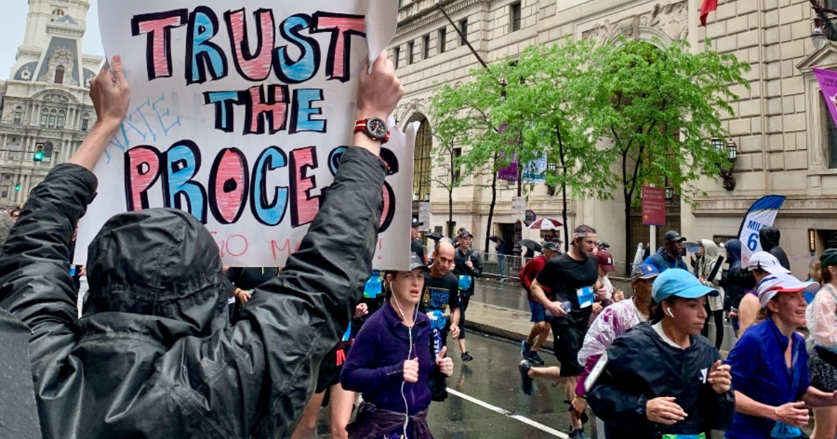 12 Signs We Loved at Philadelphia's 2019 Broad Street Run
