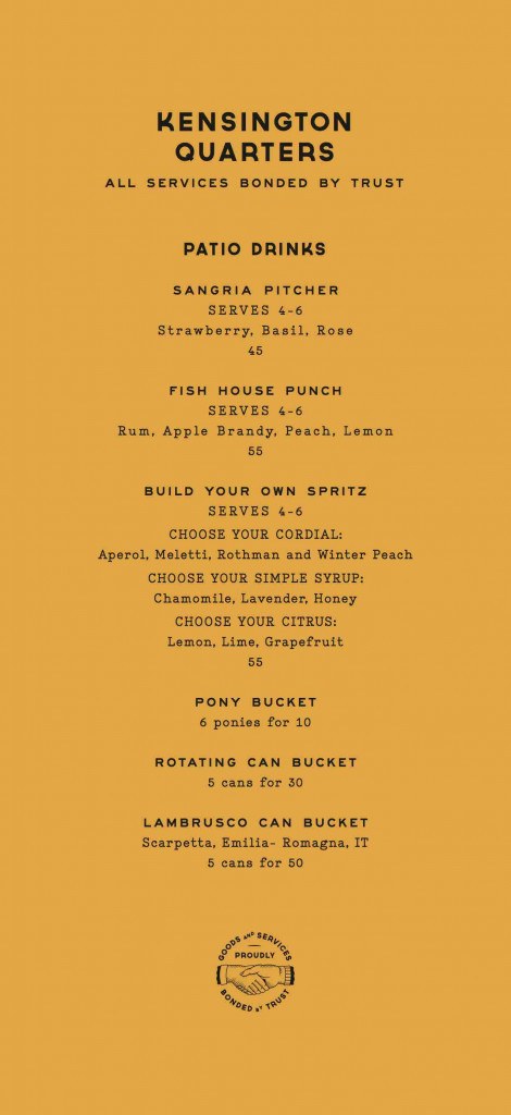 Drink Sangria and Build-Your-Own Spritzes at Kensington Quarters