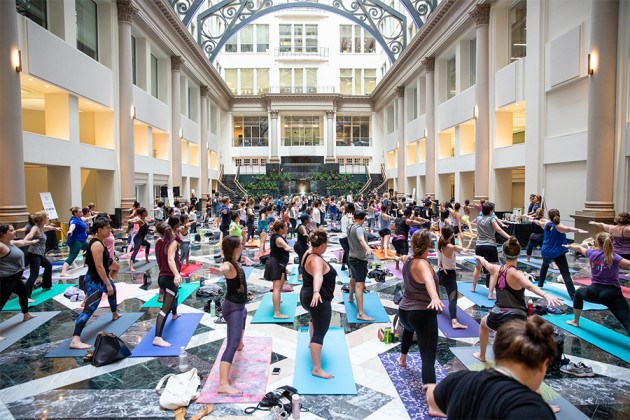 Here's What You Missed at Be Well Philly's Yoga Flow - Philadelphia ...
