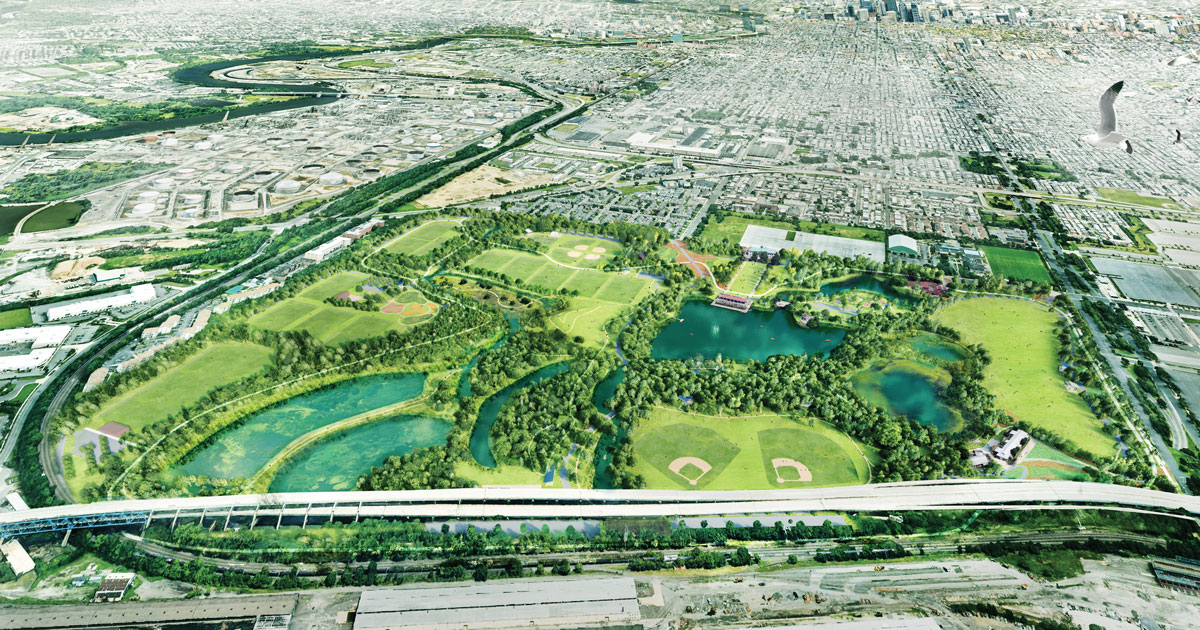 How Philadelphia’s FDR Park Master Plan Manages the Wet Zones
