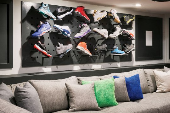 How This Jersey Family Transformed the Basement Into a Hip Man Cave