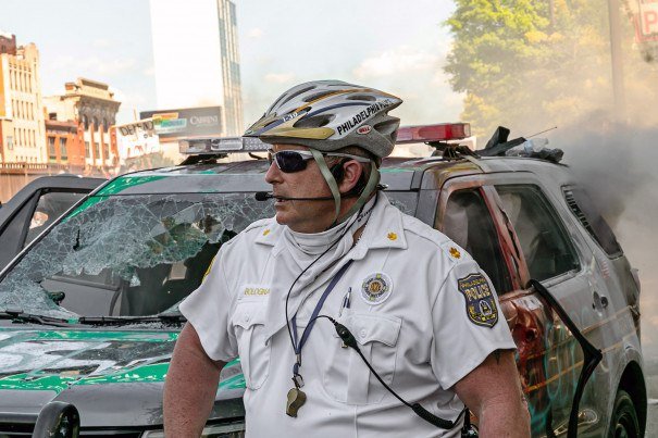 Main Line Photographer Captures Iconic Photo of Philly Riots