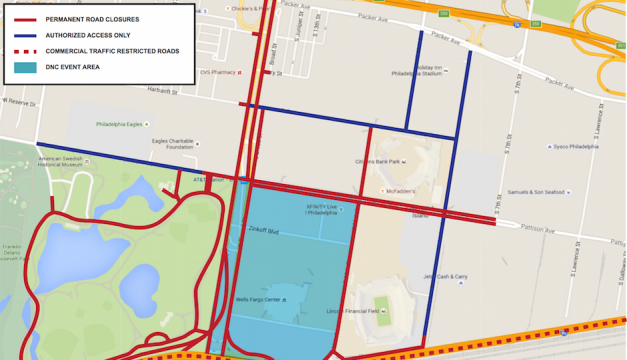 DNC Security Zone: Here’s What Areas Are Off-Limits