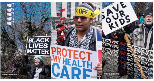 This Philly Artist Turns Her Block Into a "VOTE" Art Exhibit