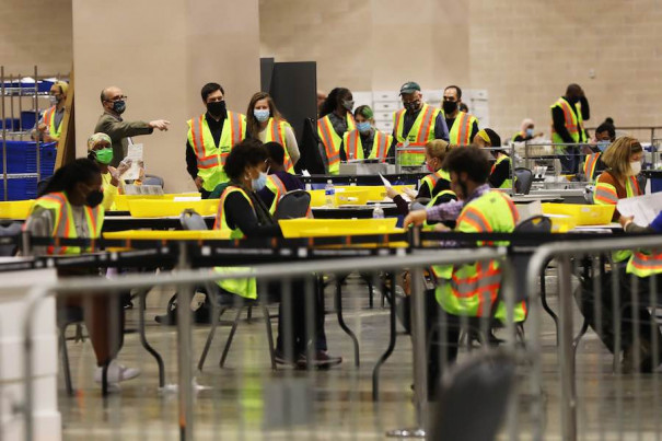 Pennsylvania Election Results: Photos from Philly Vote Count