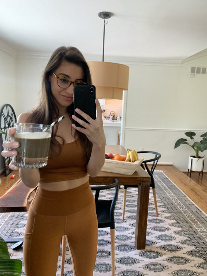Sweat Diary: How Flyers Host Andrea Helfrich Is Working Out at Home