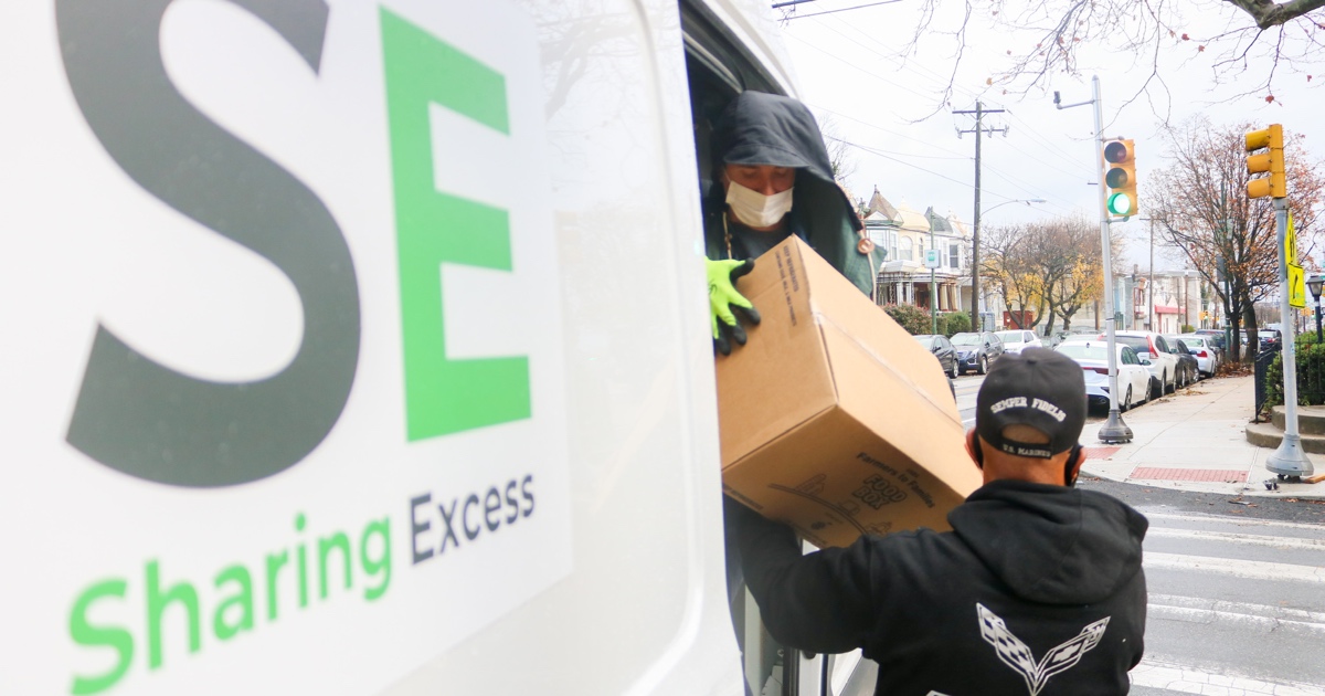 Sharing Excess Delivers 100,000 Pounds of Food Per Week