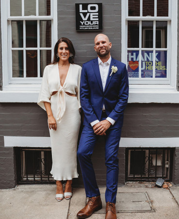 We Eloped at Home Then Had a Private Dinner at Vernick Wine