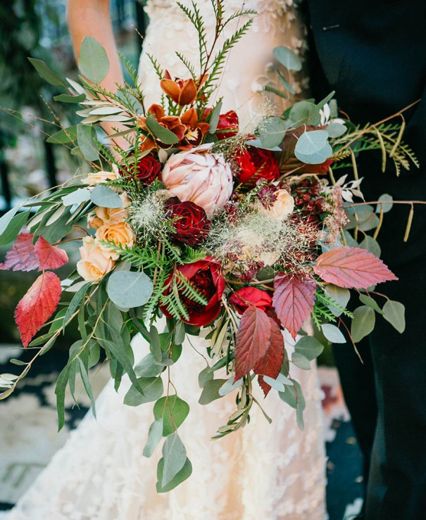 A Fall-Inspired Queen Village Block-Party Wedding Amid the Pandemic