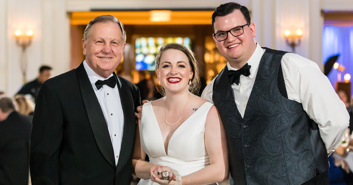 A Ballroom at the Ben Wedding Starring Phillies Announcer Dan Baker