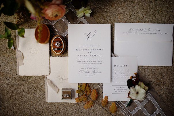 A Black-Tie Bohemian Delaware County Backyard Wedding