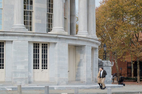 This Merchants’ Exchange Building Proposal Took Place After the Wedding