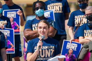 Alexandra Hunt, the Ex-Stripper Gunning for Dwight Evans's House Seat