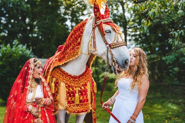 A Country-Indian-Themed Thornbury Farm CSA Wedding