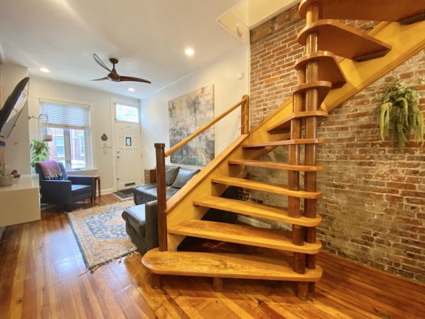 Just Listed: Queen Village Contemporary Extended Trinity House for Rent