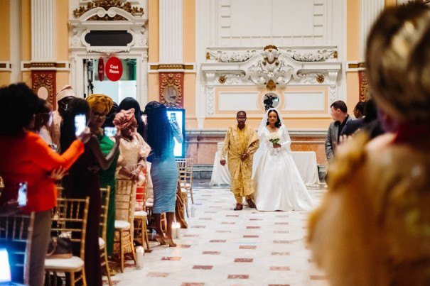 This Please Touch Museum Wedding Combined Nigerian Traditions