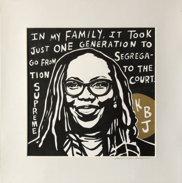 Philly Artist Scores Victory With Ketanji Brown Jackson Portrait
