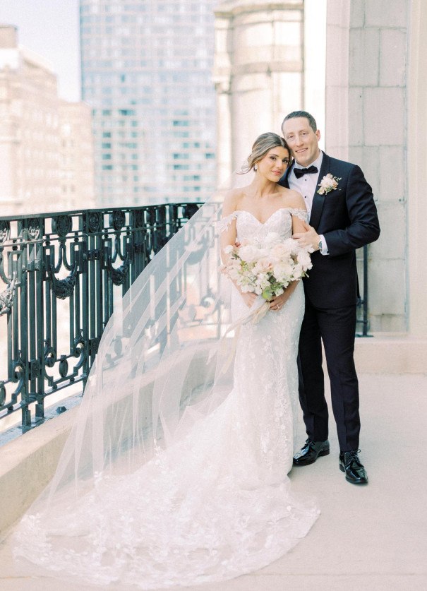 This Chic Ballroom at the Ben Wedding Feels Plucked From Paris