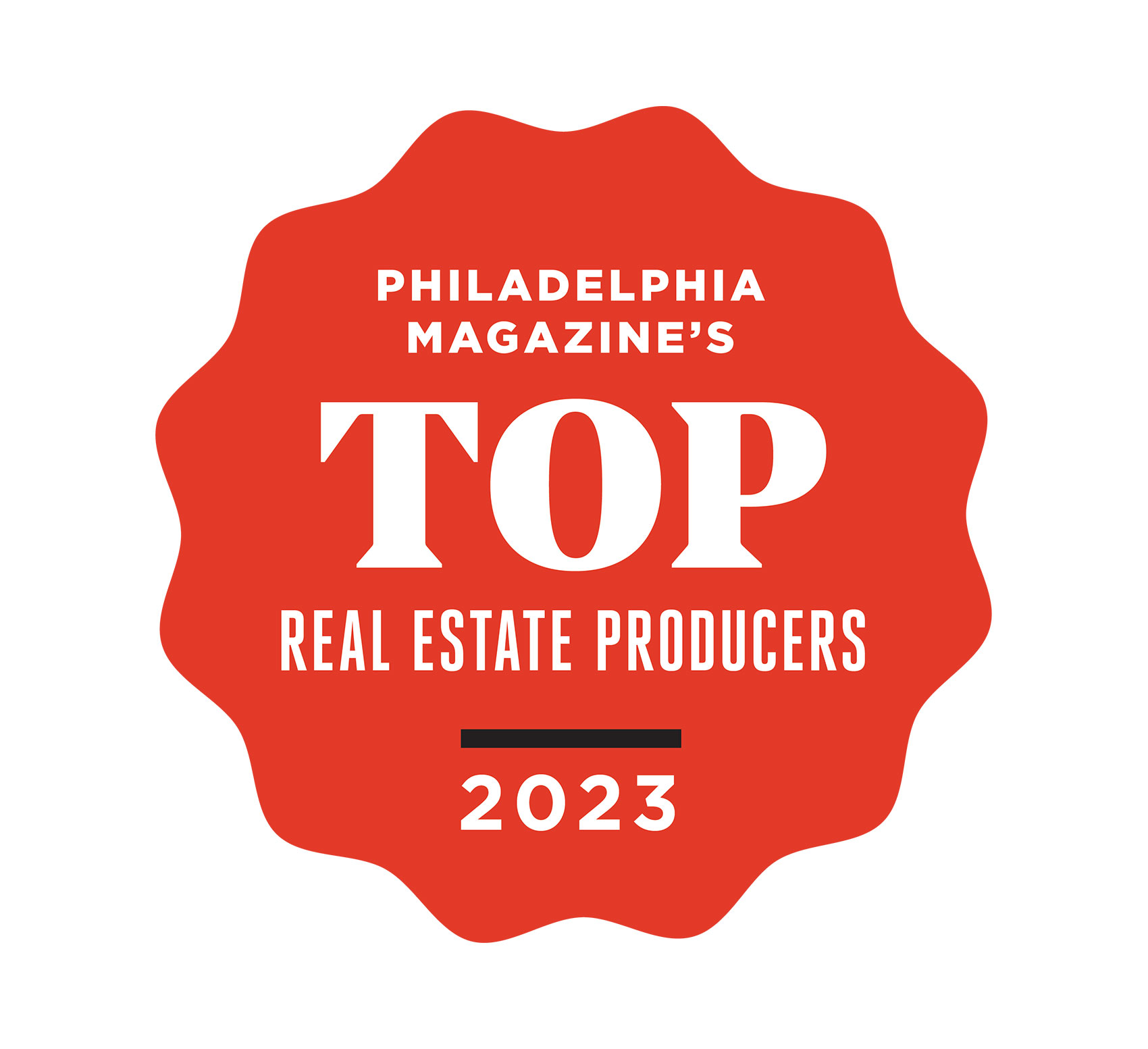 2023 Top Producers Winner - Philadelphia Magazine